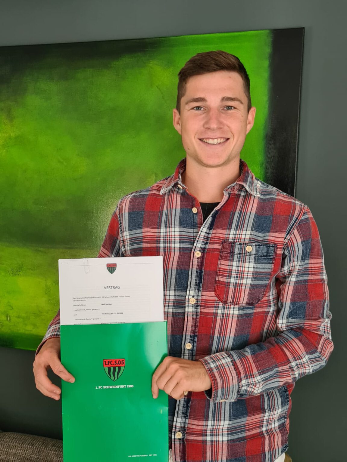 FCUler Tim Kraus hat einen neuen Verein – Wechsel zum FC Schweinfurt 05 ...